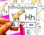 🐶 Dog and Bone Clip Cards - Beginning Sound Activities for Kindergarten