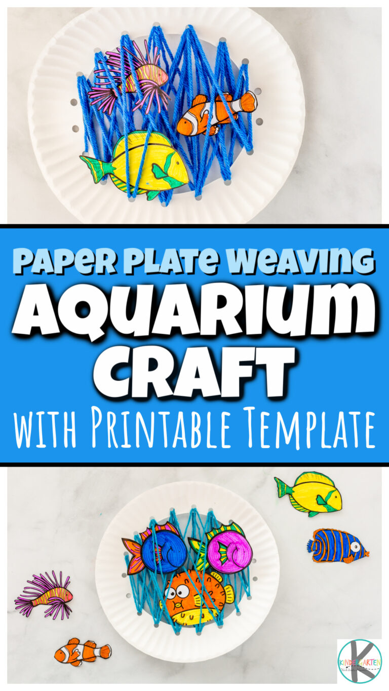 🐠 Paper Plate Weaving Fish Craft with Printable Template