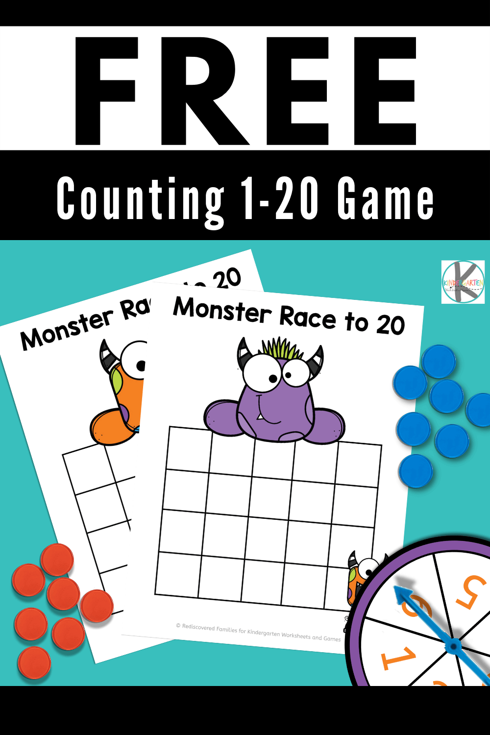 Counting 1-20: Simple Games Your Kindergarten Class Will Love
