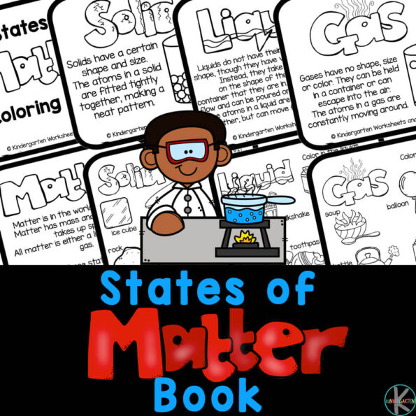 FREE Printable States of Matter Coloring Pages