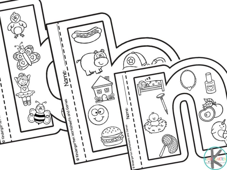 FREE Printable Lowercase Alphabet Coloring Pages