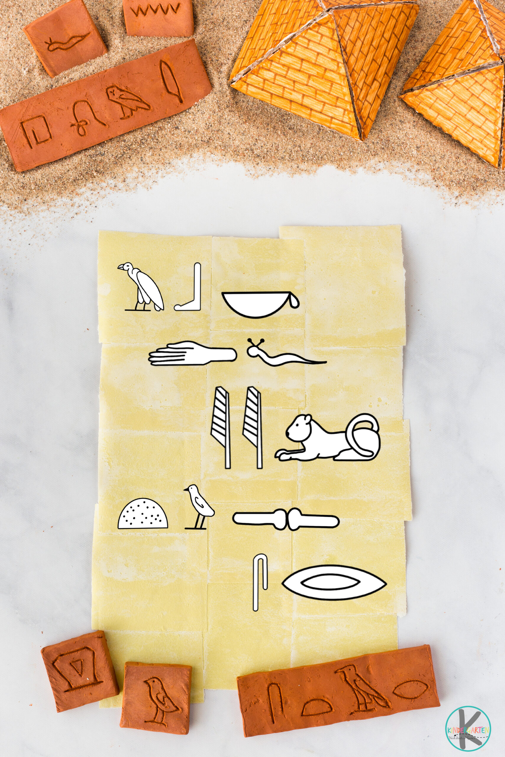 EASY Ancient Egypt Papyrus Paper History Craft for Kids