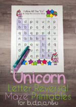 🦄 FREE Printable Unicorn Writing Number Words Worksheets