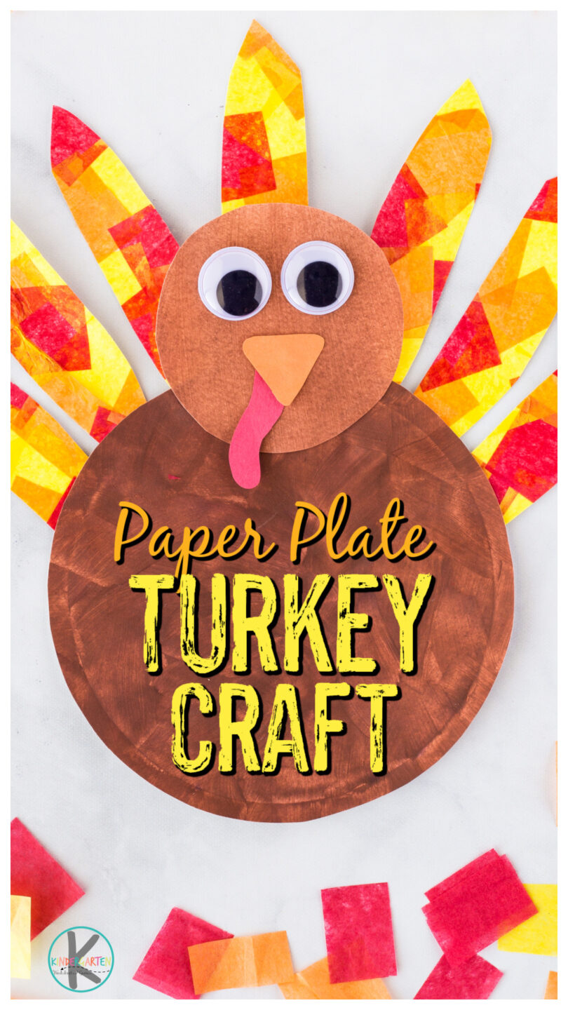 🦃 Paper Plate Turkey Craft with Lovely Feathers