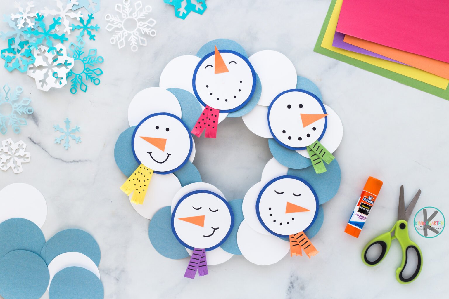 75+ LOTS of EASY Kindergarten Crafts and Art Project Ideas