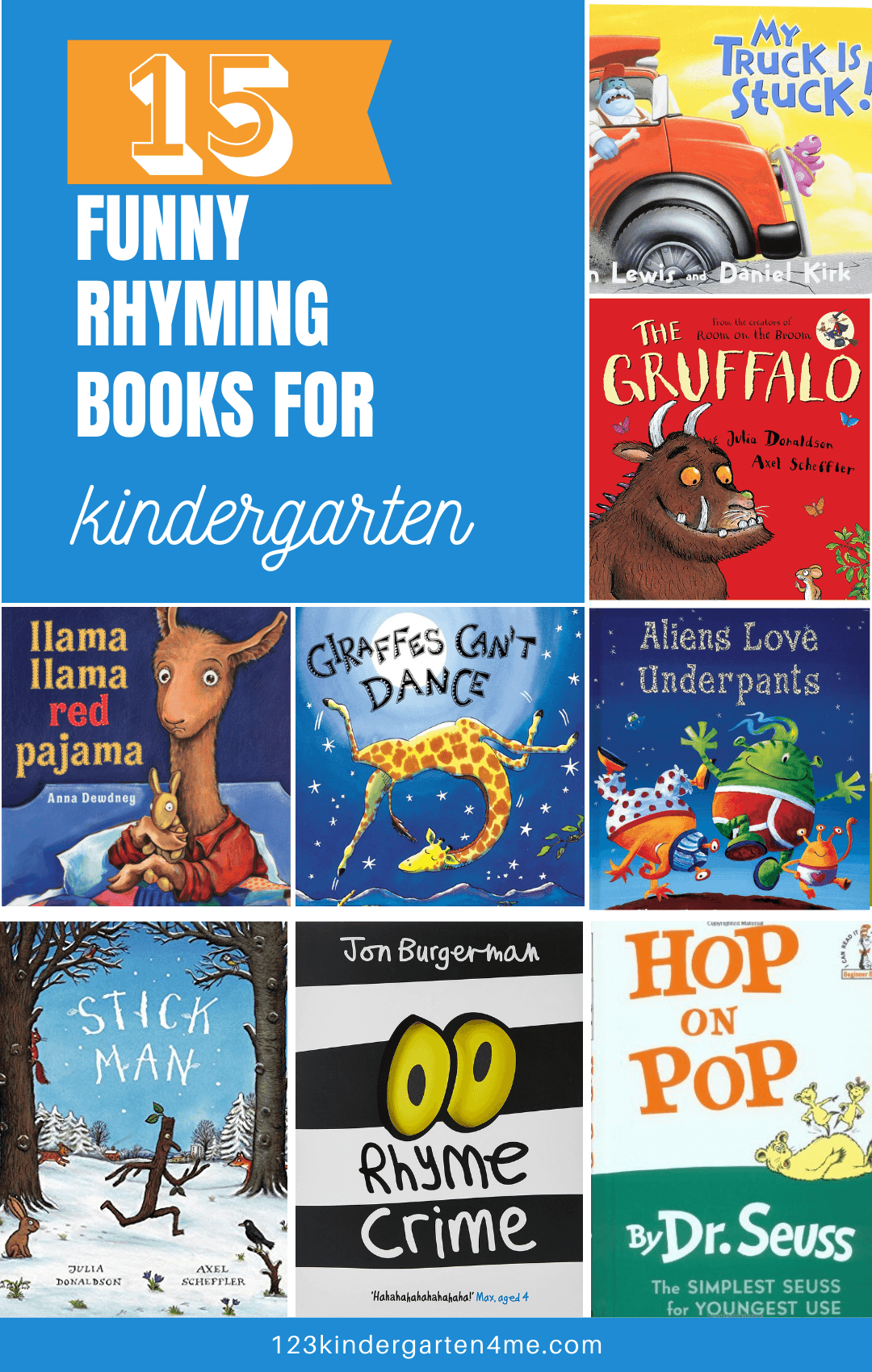 15 Kindergarten Rhyming Books: Plus, Games, Activities and Printables