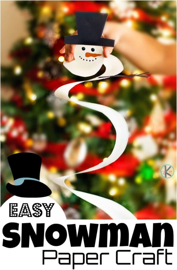 Easy Snowman Paper Craft