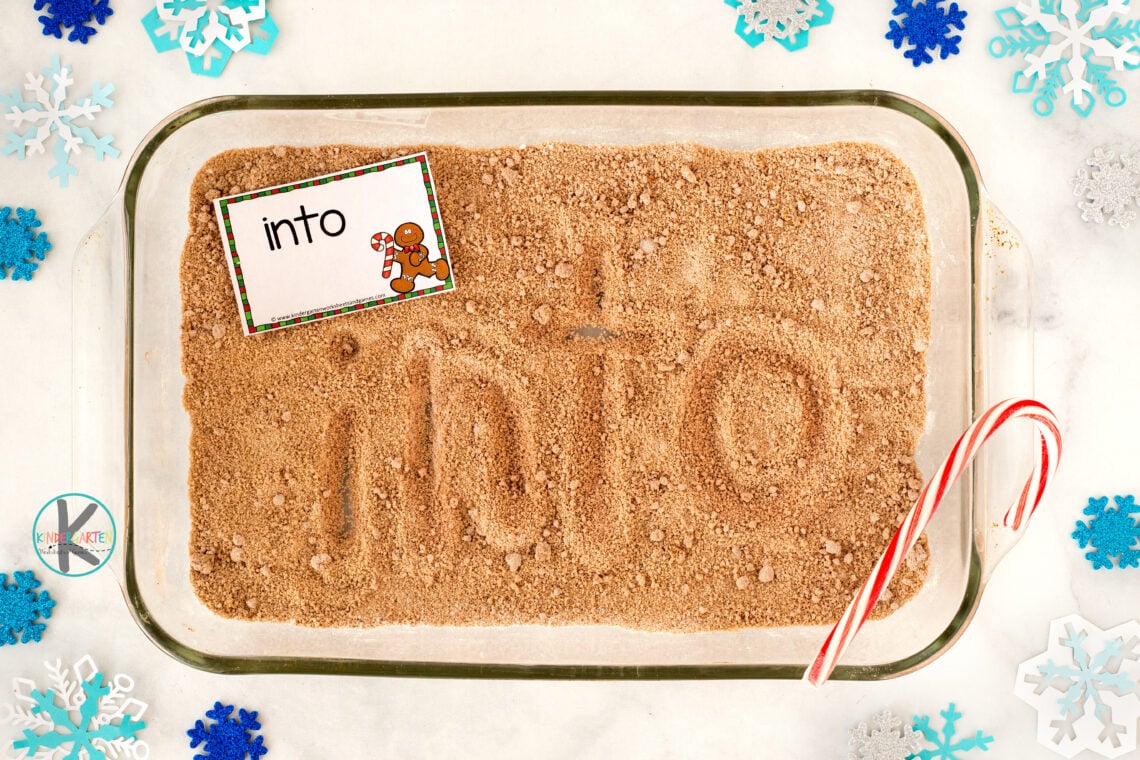 🎄 Gingerbread Sight Words - Christmas Activities for Kindergarteners