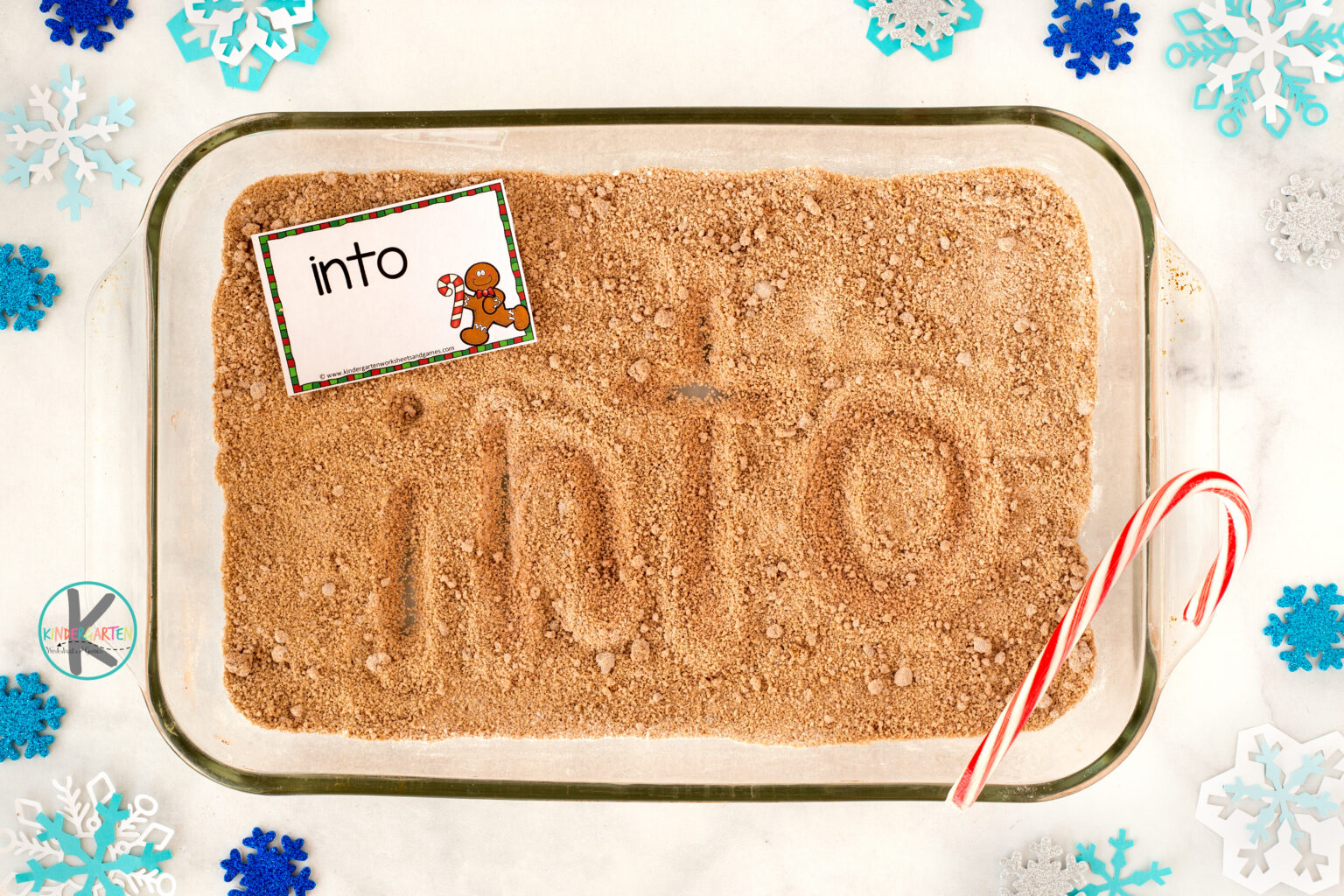 🎄 Gingerbread Sight Words - Christmas Activities for Kindergarteners
