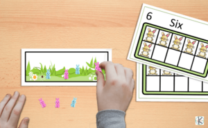 🐰 Easter Counting Game For Kindergarten (Free Printable)