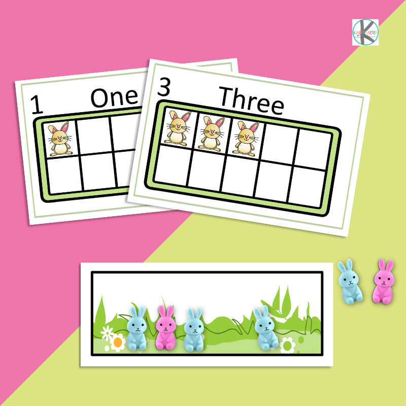 🐰 Easter Counting Game For Kindergarten (Free Printable)