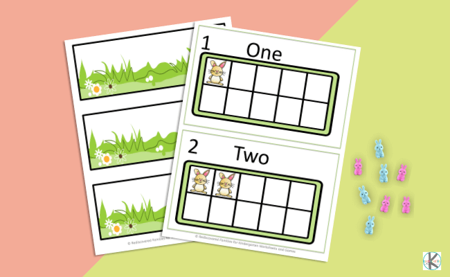 🐰 Easter Counting Game For Kindergarten (Free Printable)