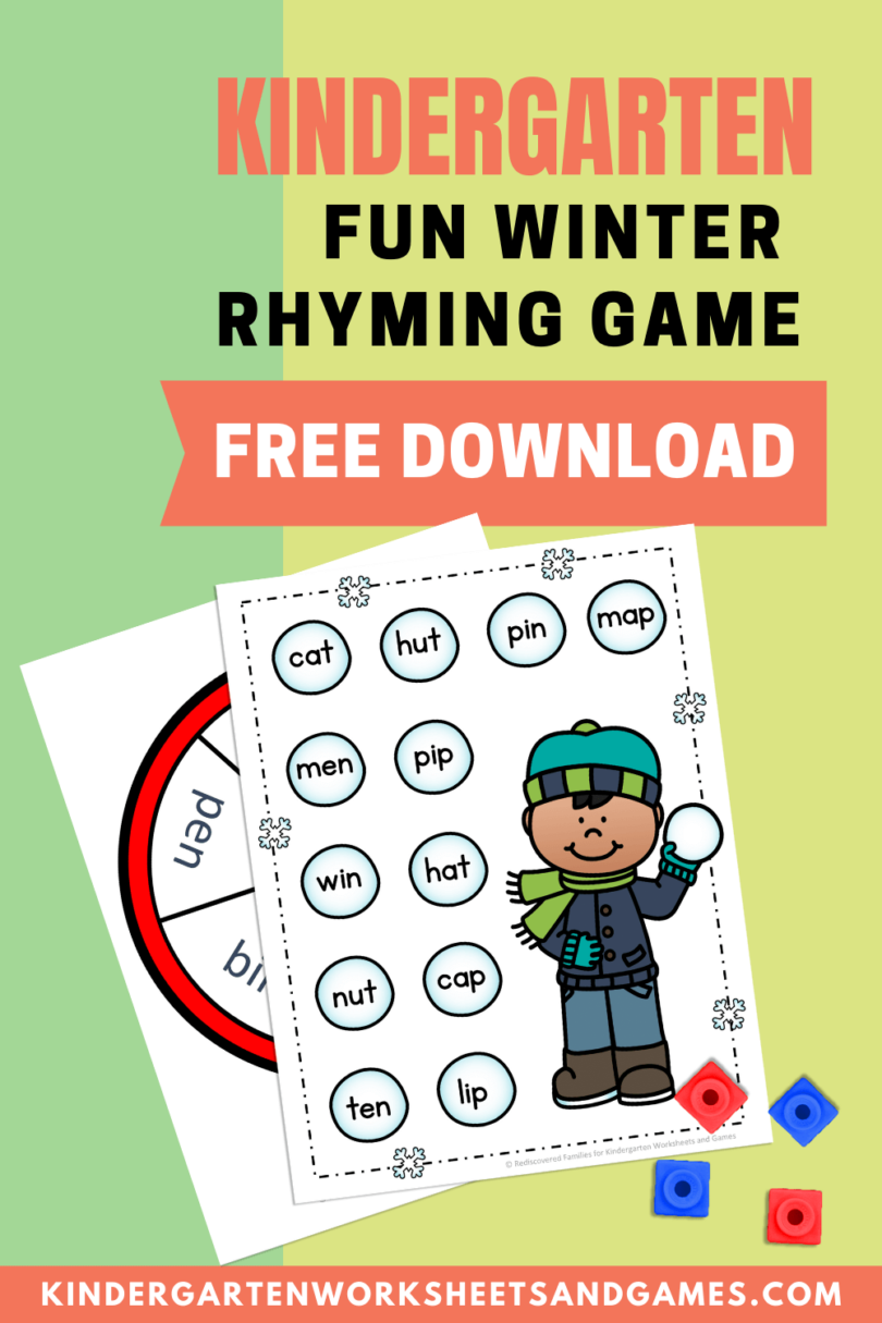 FREE Rhyming Worksheets for Kindergarten