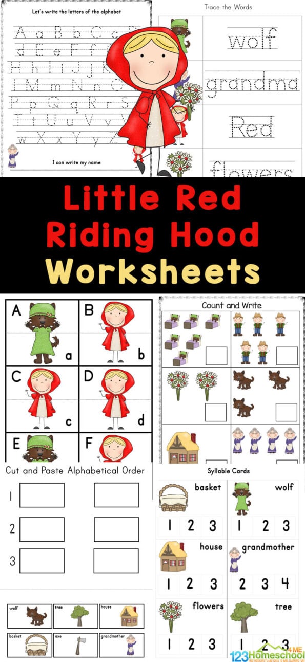 🐔 The Little Red Hen Story Printable Puppets Free