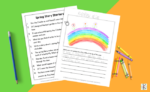 Free Spring Writing Prompts for Kindergarten: Story Starters, Creative ...