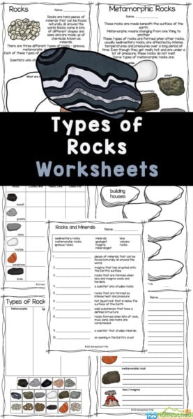 Edible 3 Types of Rocks Activity and Rock Cycle for Kids