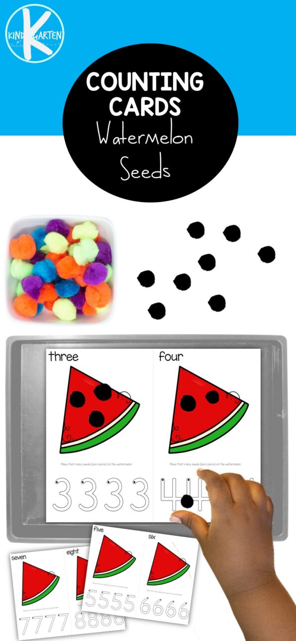 🍉 Number Learning Games Watermelon Mats Math Activities
