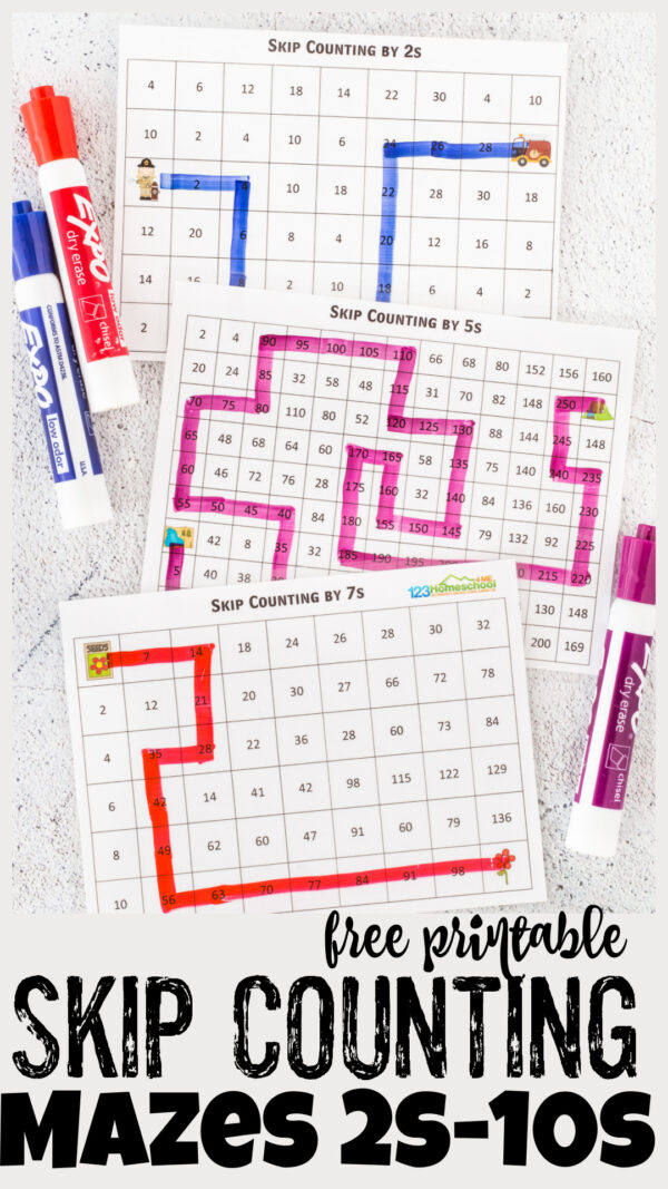 FREE Counting By 4s Monster Clip Cards FREE Counting By 4s Monster Clip Cards
