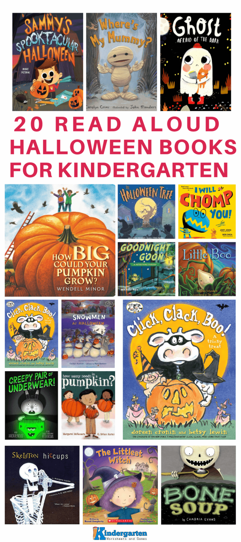 🎃 20 FUN Halloween Books for Kindergarten