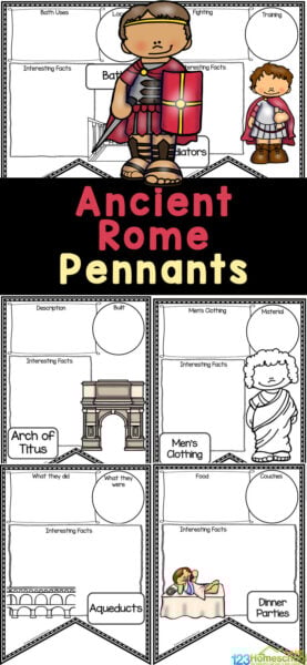 FREE Printable Ancient Romans Coloring Pages