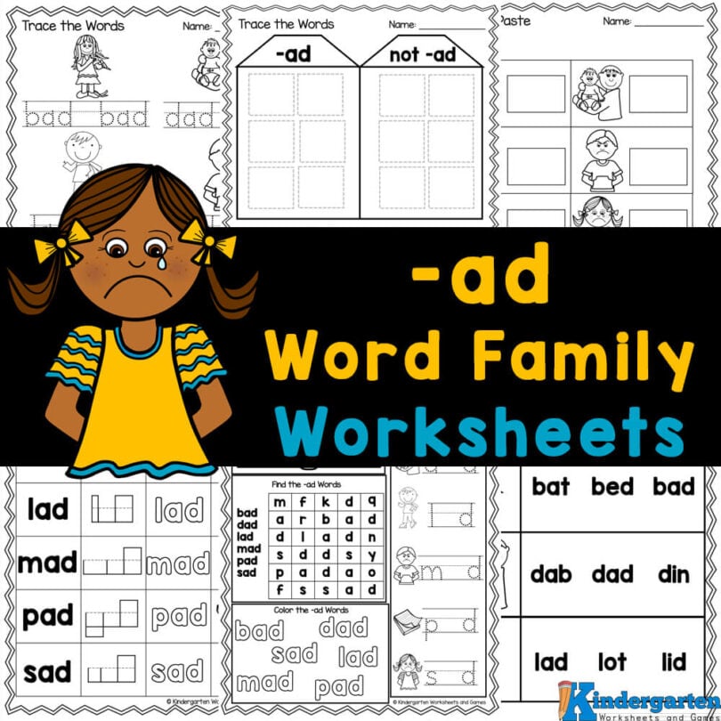 FREE Printable Cat Life Cycle Worksheets for Pre-k and Kindergarten Kids