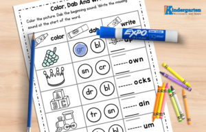 Teaching Consonant Blends plus FREE Worksheets and Activity Ideas
