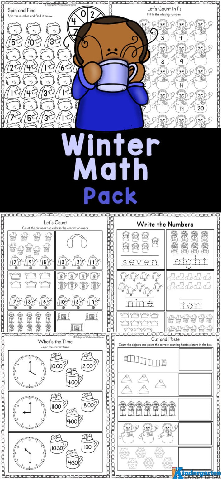 ️ FREE Snow Globe Letter Find - Winter Worksheets for Kindergarten