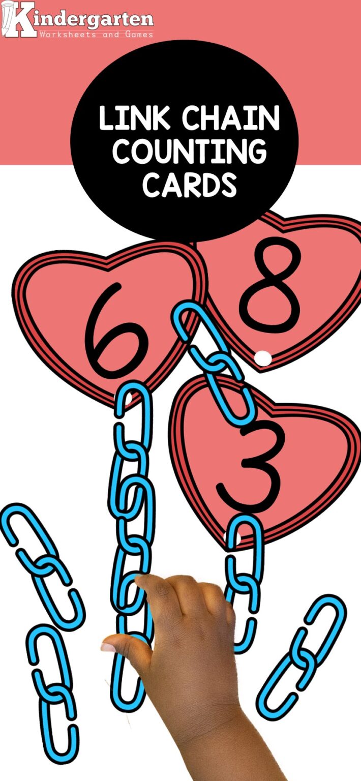 Valentine's Day Counting Chains Chocolate Box Math Activities