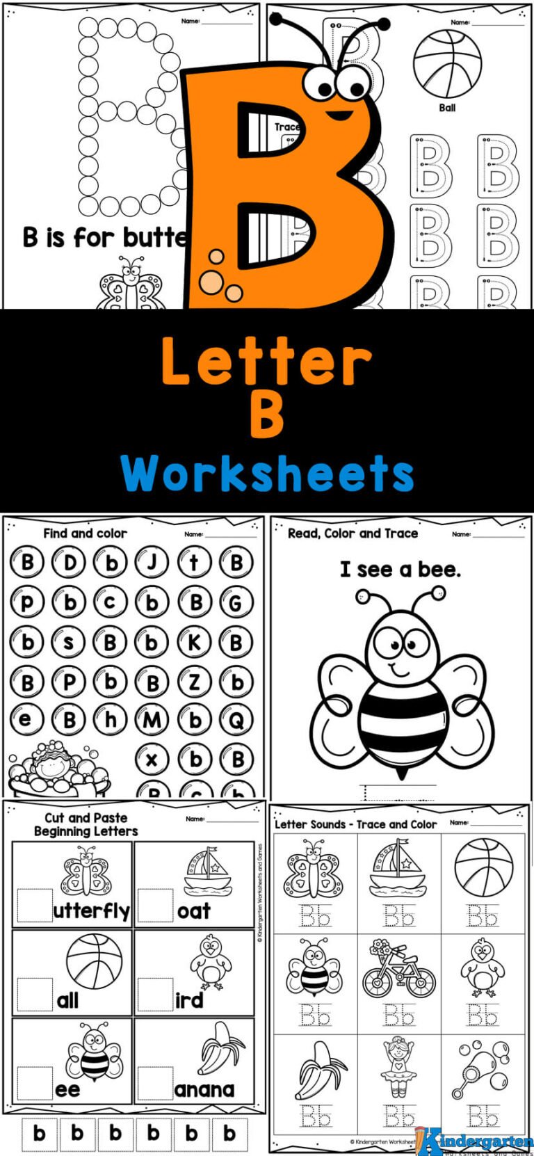 🖍️ ABC Missing Alphabet Letter Worksheets for Kindergarten (Free ...