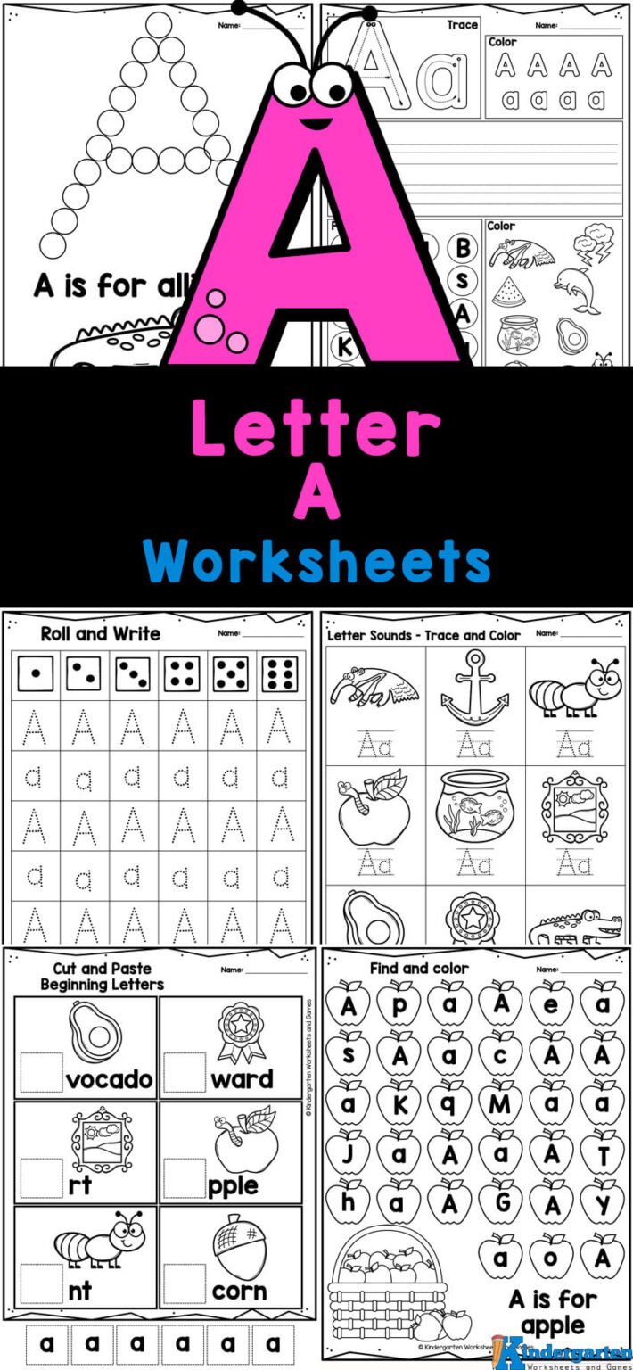 FREE Printable Letter P Worksheets for Kindergarten