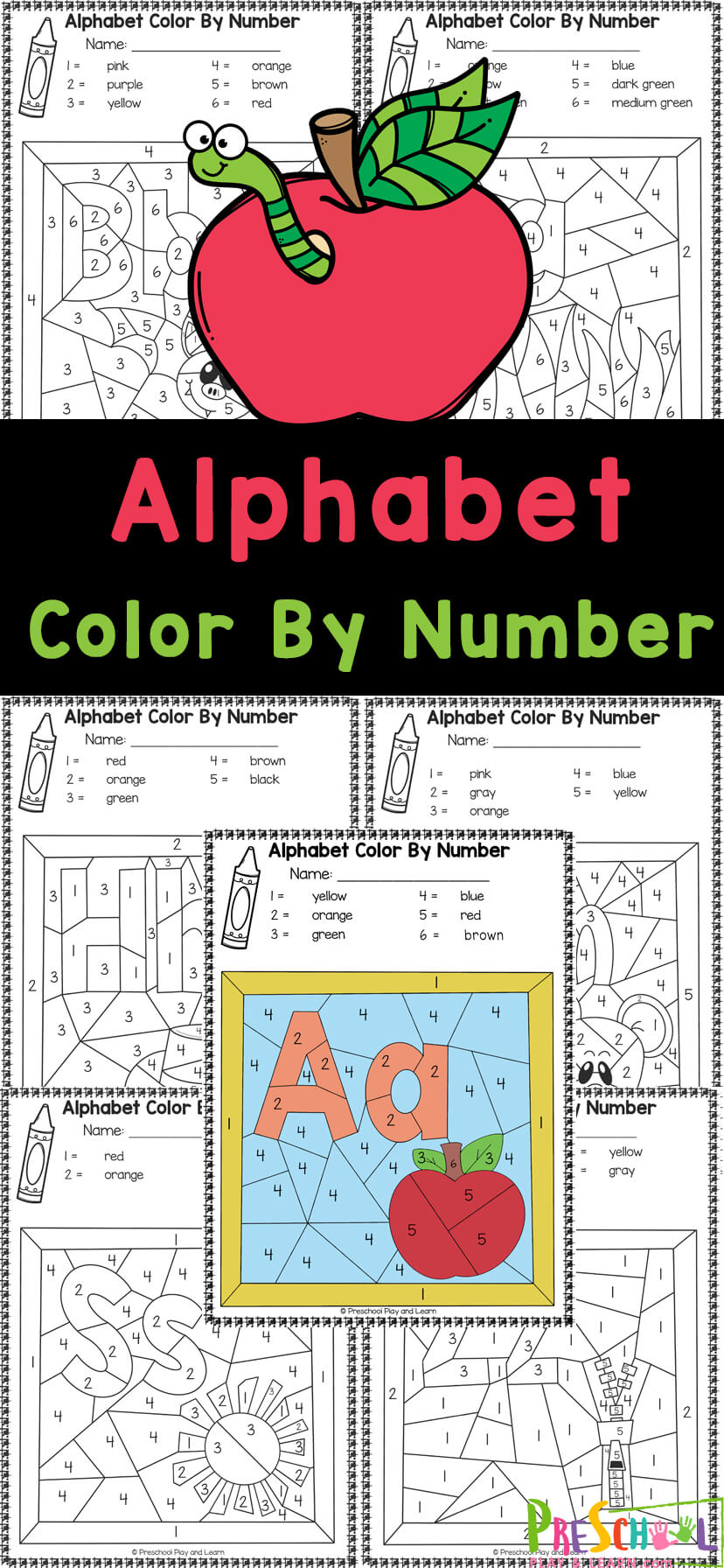 FREE Printable Fill in the Missing ABC Letters Alphabet Worksheets