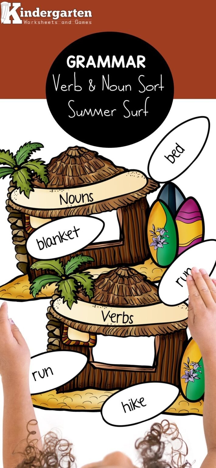 FREE Printable Noun and Verb Sorting Activity