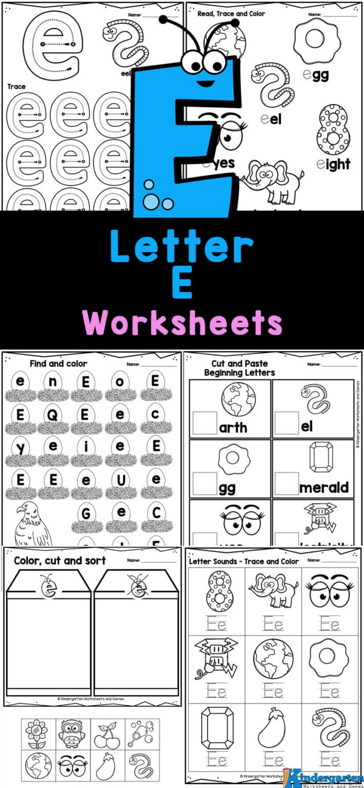 FREE Printable Letter M Worksheets for Kindergarten