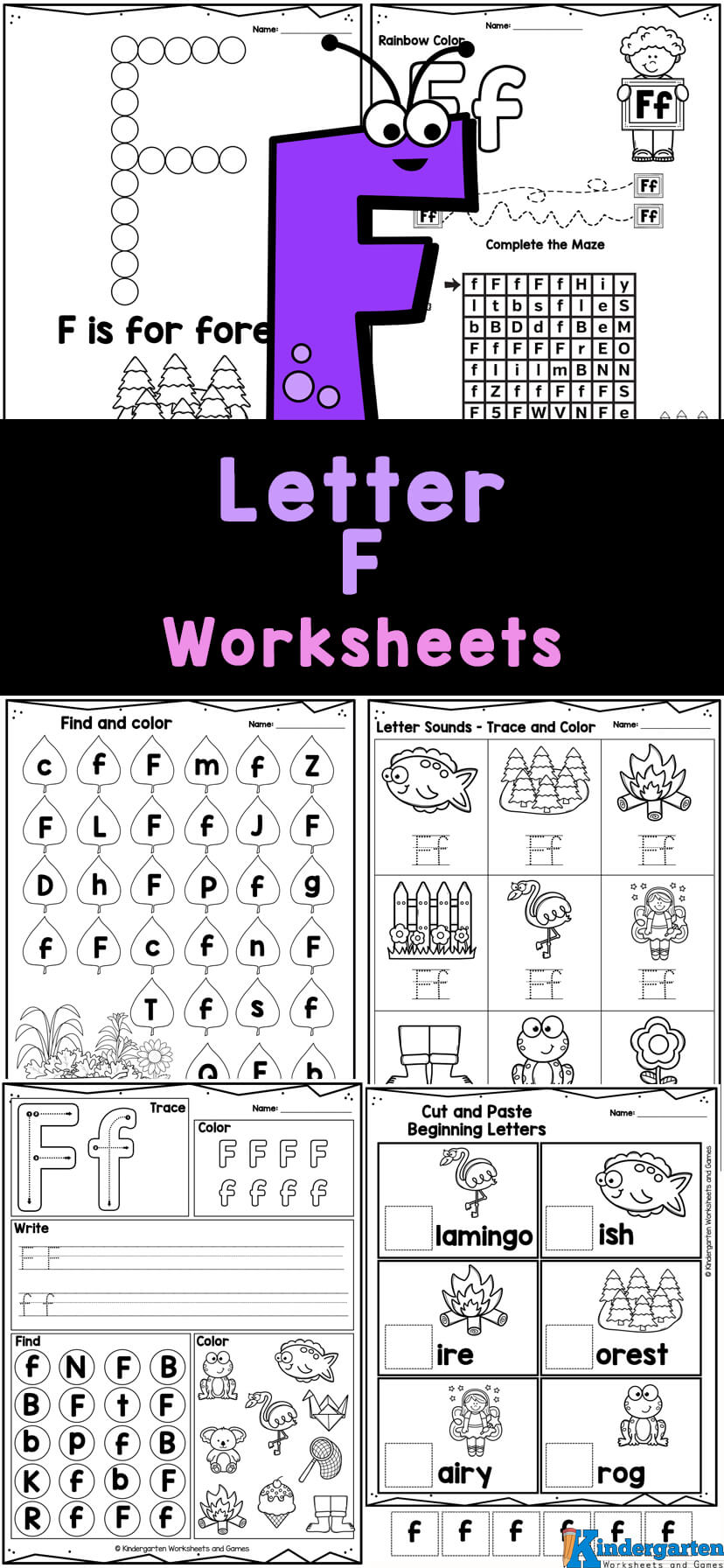 Letter Sound Worksheet Kindergarten