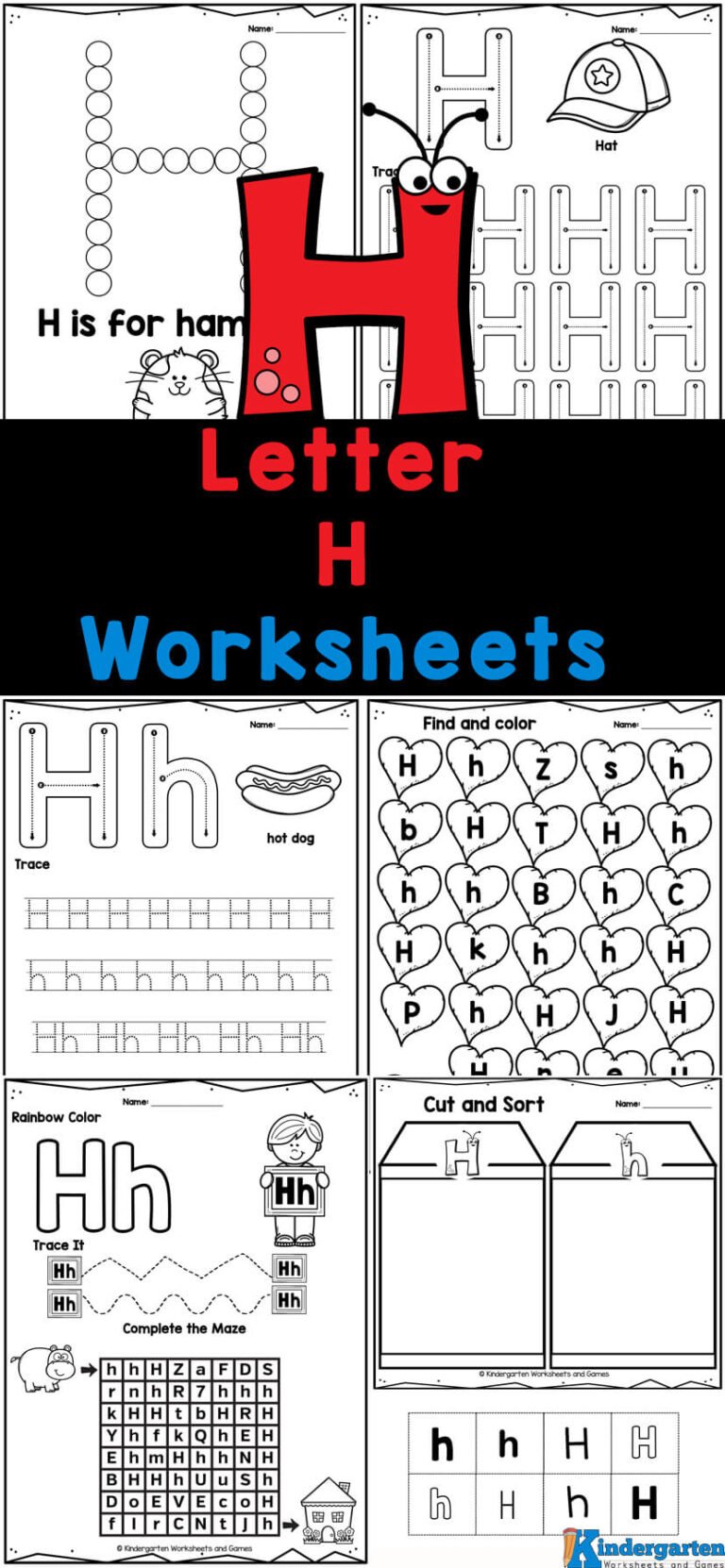 FREE Printable Letter V Worksheets for Kindergarten