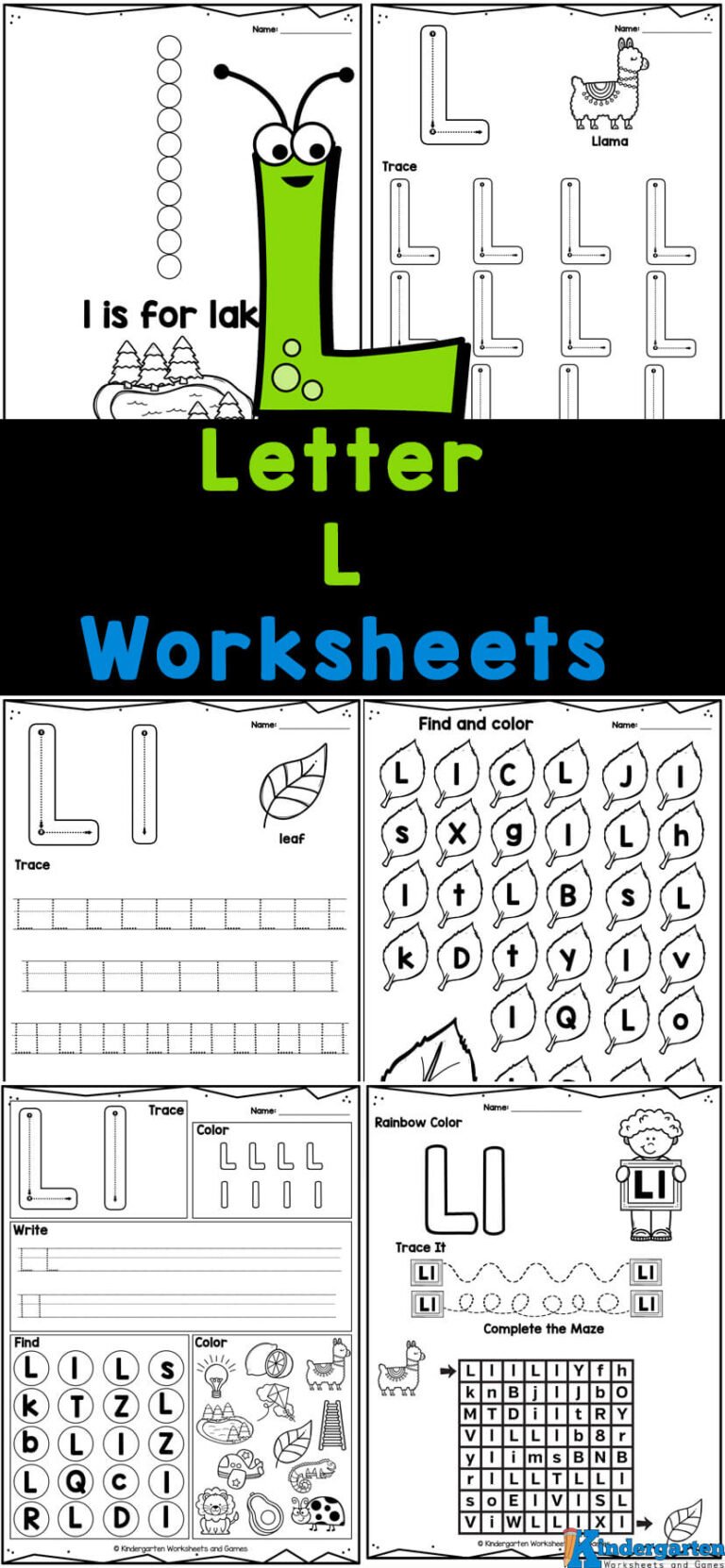 FREE Printable Letter R Worksheets for Kindergarten