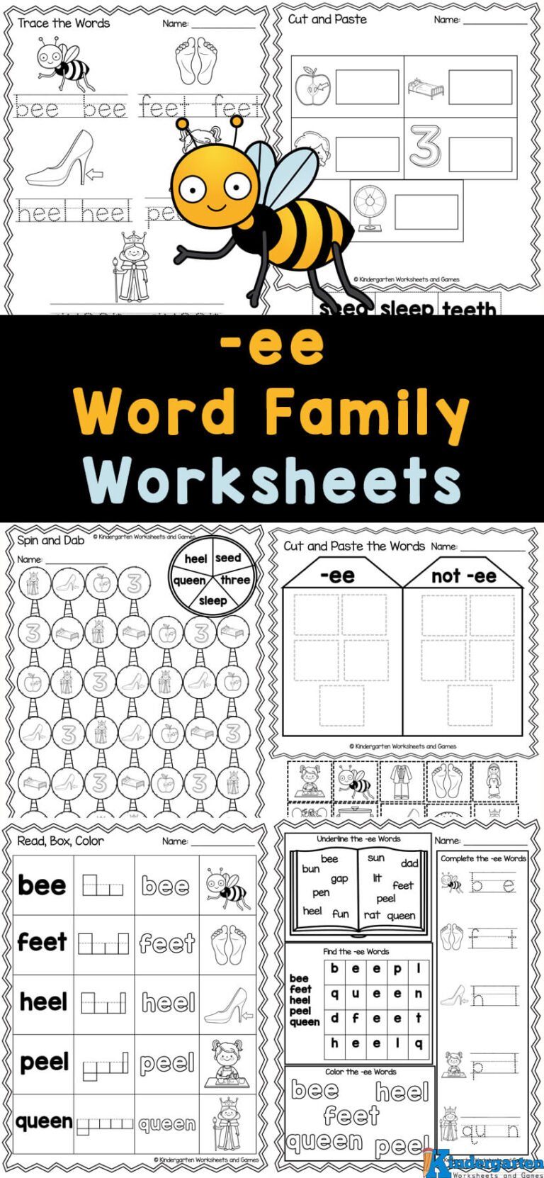 Word Family Worksheets