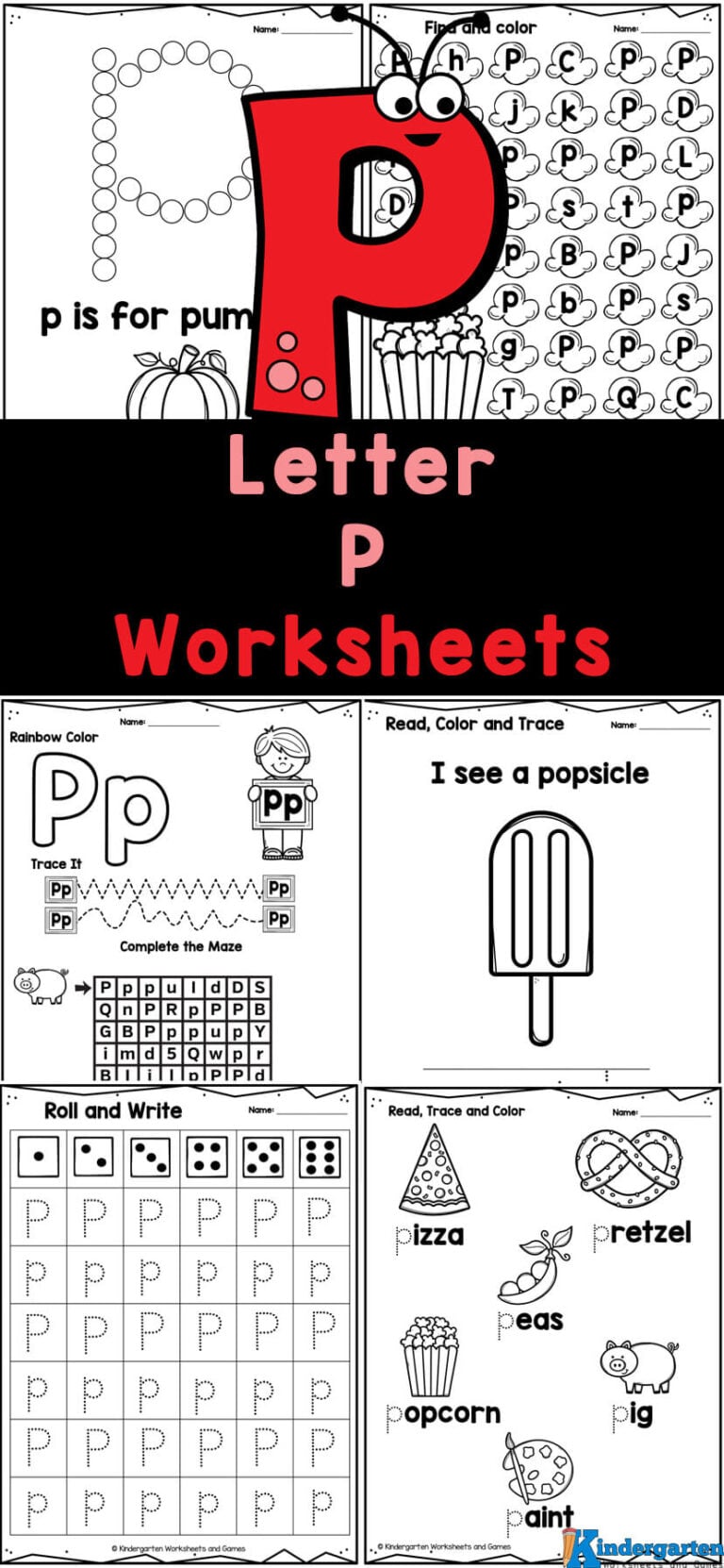 FREE Printable Letter L Worksheets for Kindergarten
