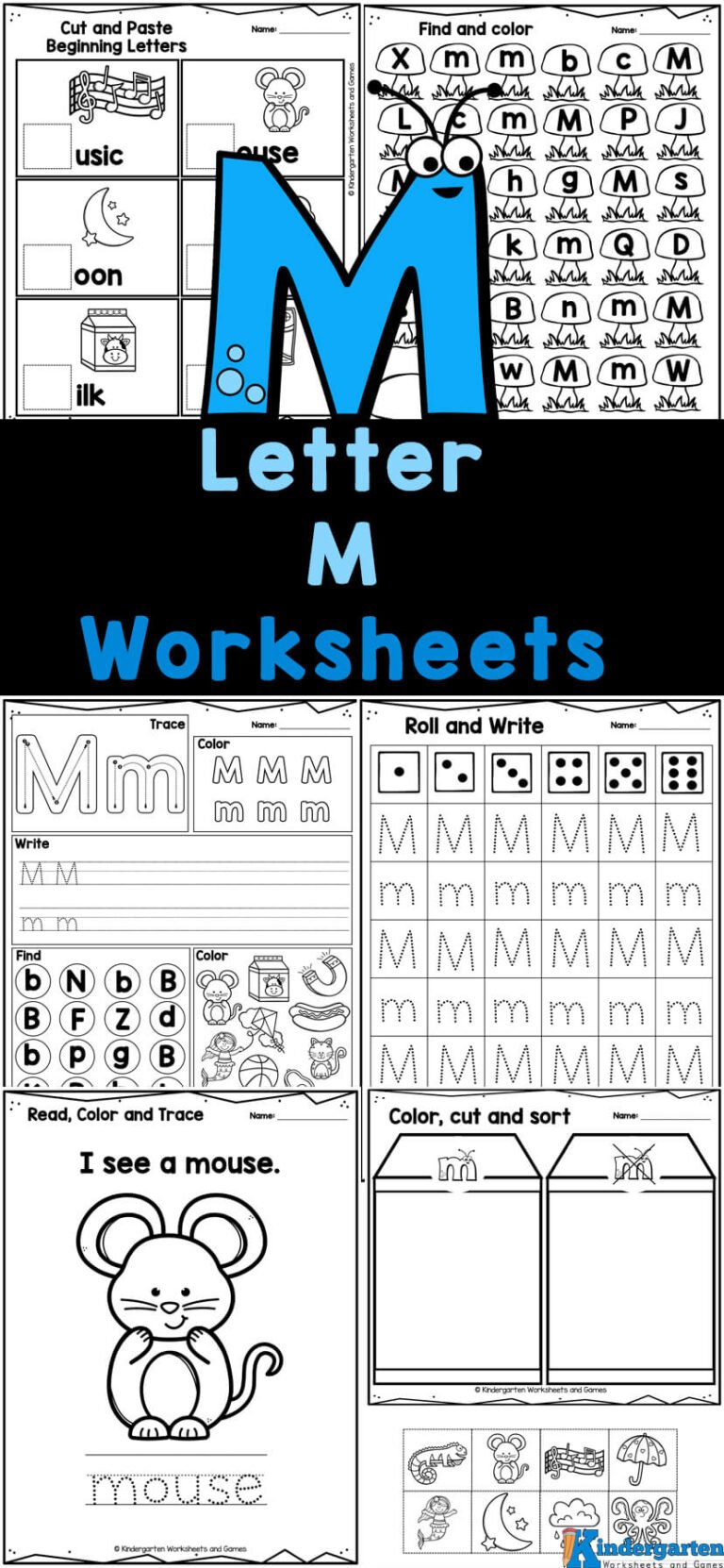 FREE Printable Letter C Worksheets for Kindergarten