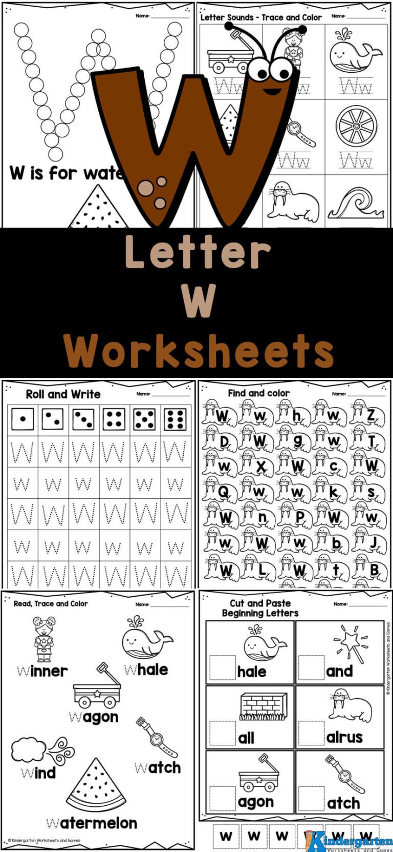 FREE Practic Tracing Letter H Worksheets for Kindergarten