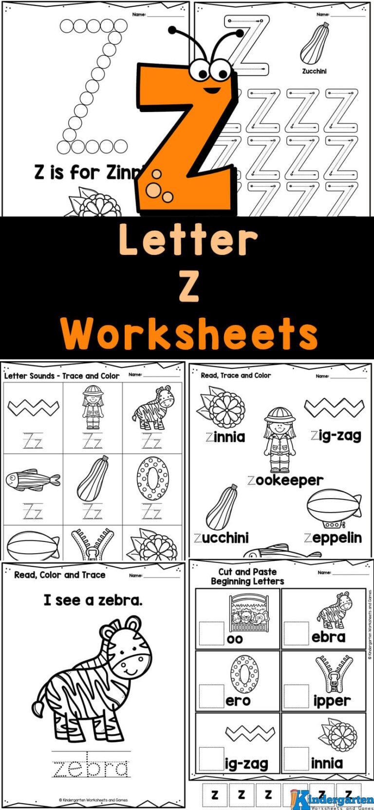 FREE Printable Letter U Worksheets for Kindergarten
