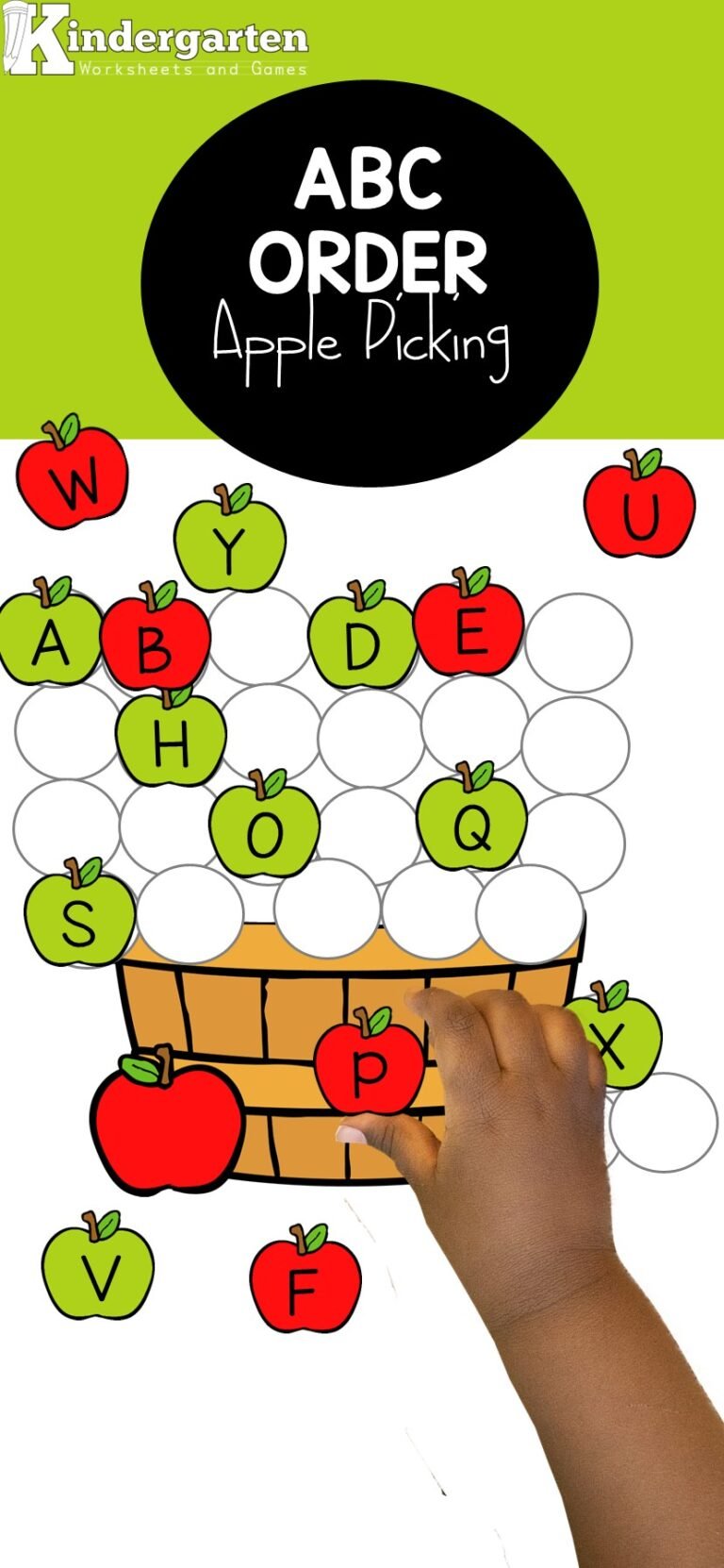 🍎 FREE Printable Apple Counting Math Activity for Numbers 1-20