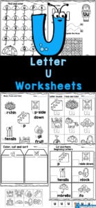 FREE Printable Letter V Worksheets for Kindergarten