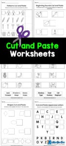 FREE Cut-and-Paste Sorting Worksheets for Kindergarten