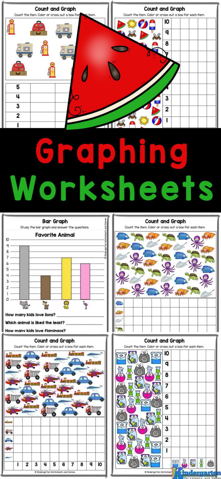 FREE Printable Graphing Worksheets for Kindergarteners