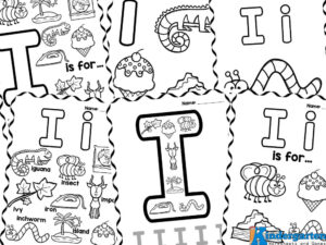 FREE Printable Letter I Coloring Sheet Pages for Kids