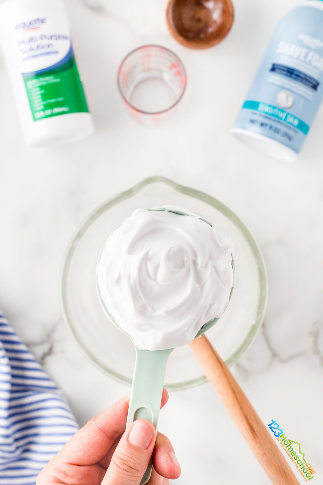 Fluffy Homemade Snow Slime Recipe - Fun Winter Activity for Kids!