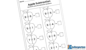 FREE Printable Fruit Worksheets for Kindergarten