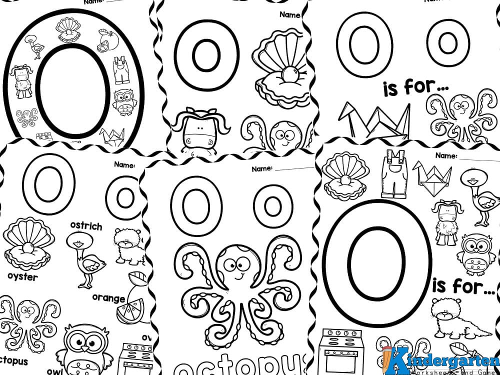 FREE Printable Letter O Coloring Pages