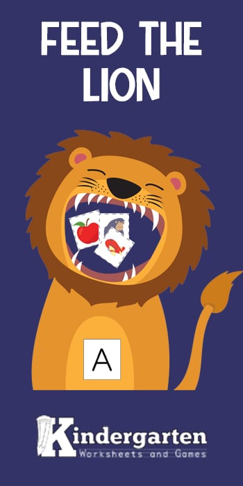 🦁 FREE Printable Feed the Lion - Upper and Lowercase Letter Match Activity